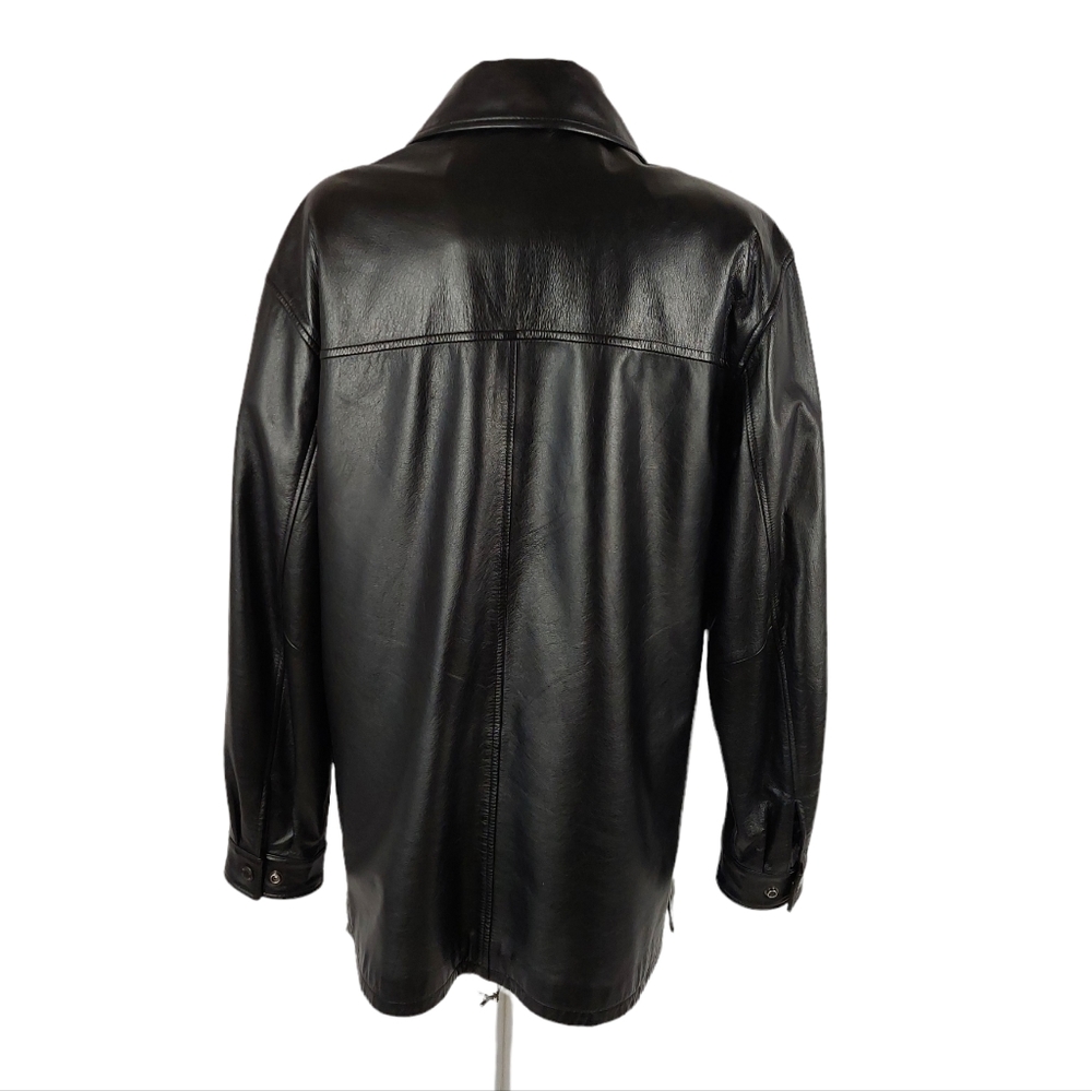 Wilson’s Men’s Genuine Leather Black Leather Jacket B… - Gem